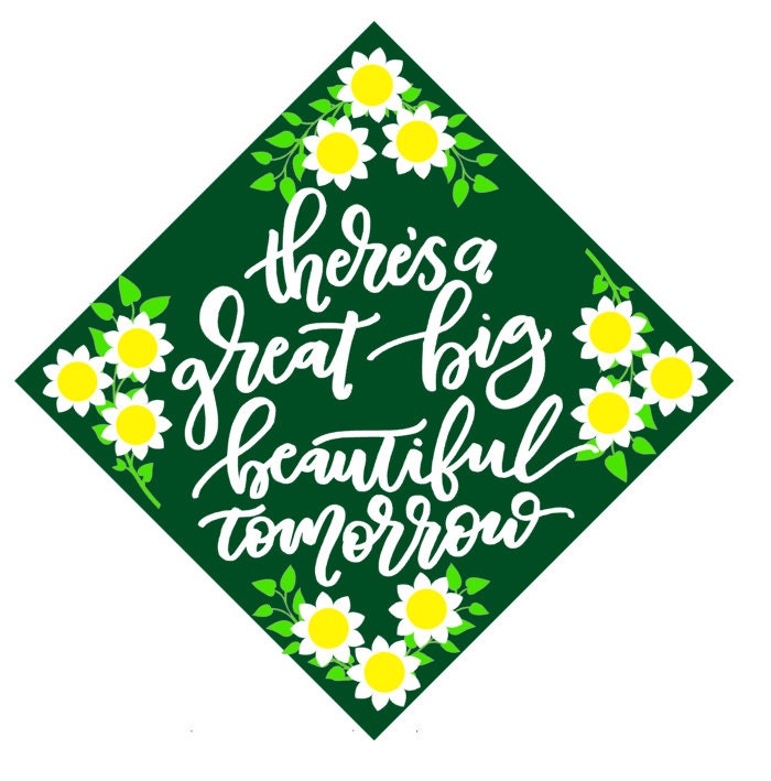 Great big beautiful Graduation Cap Design | Etsy