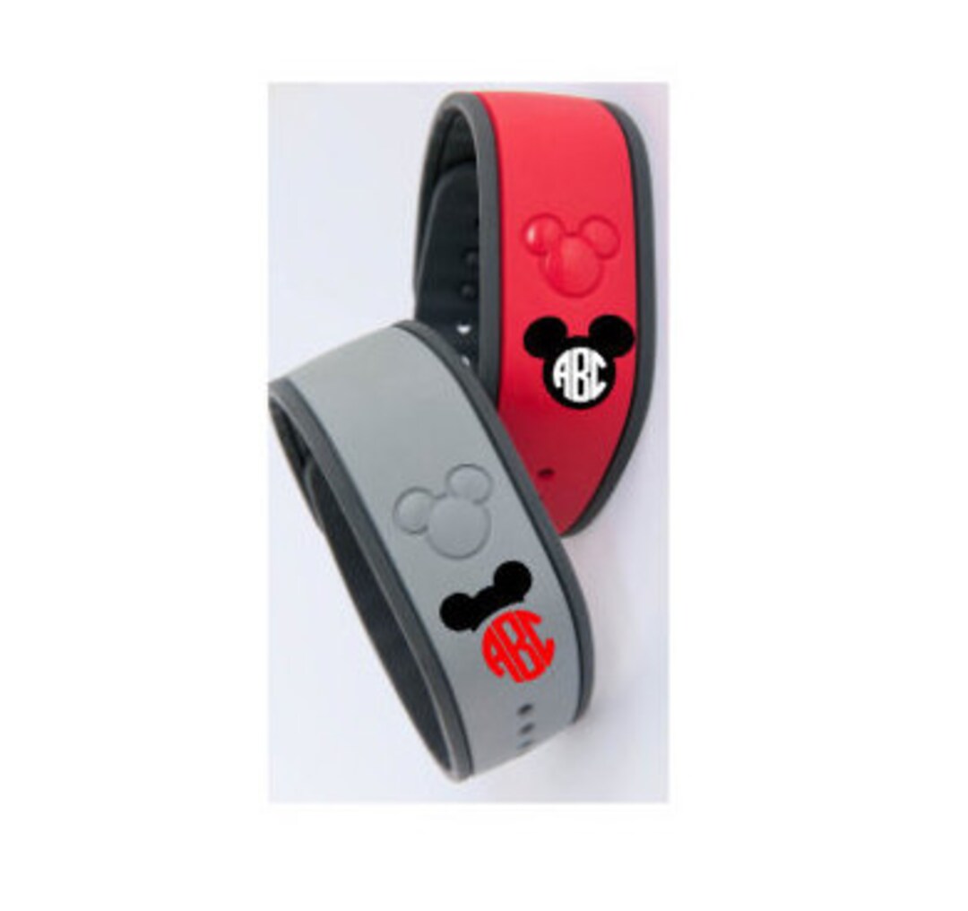 Mickey Ear Magic Band Decal, Monogram Magic Band Decals, Custom ...