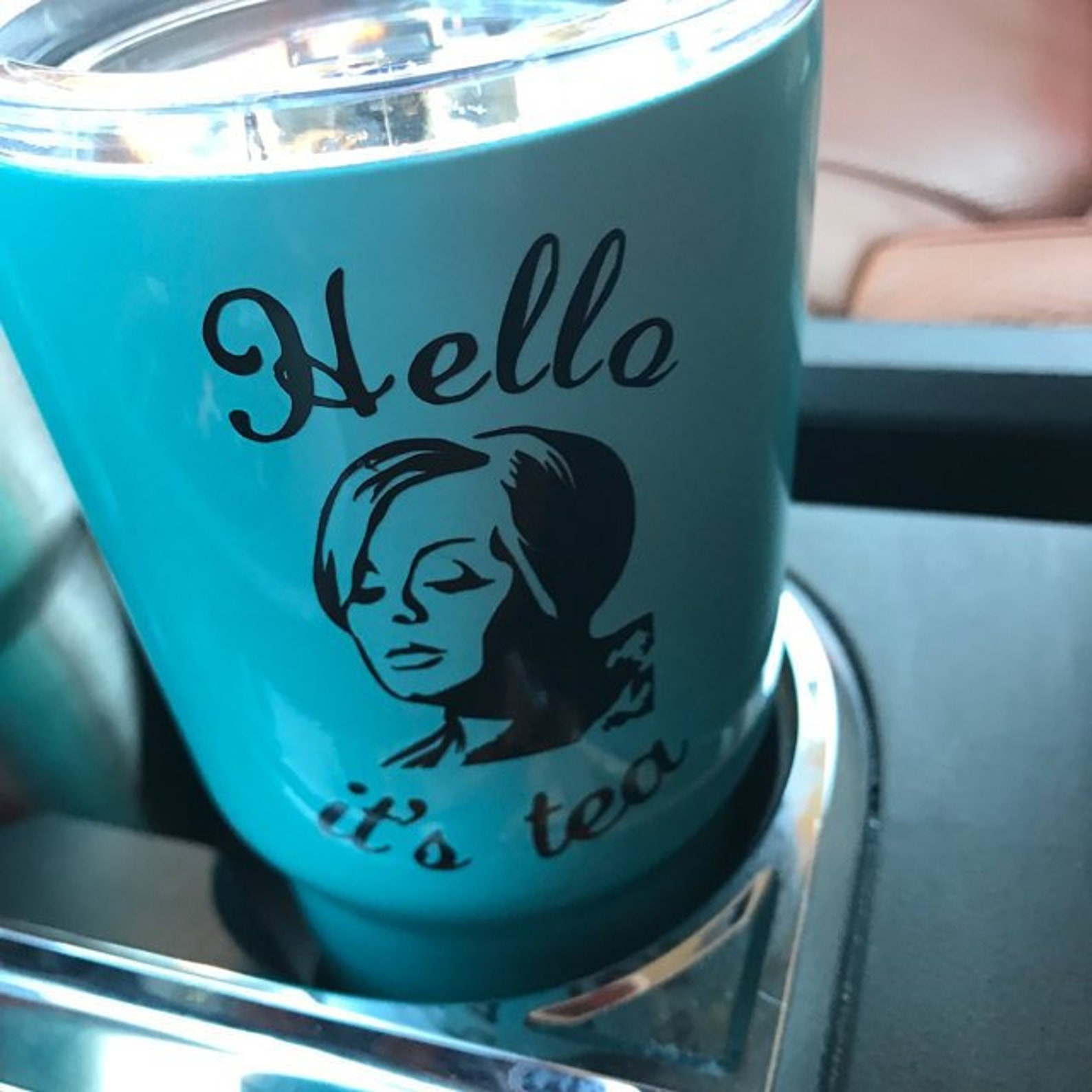 Adele hello It's Tea Decal - Etsy