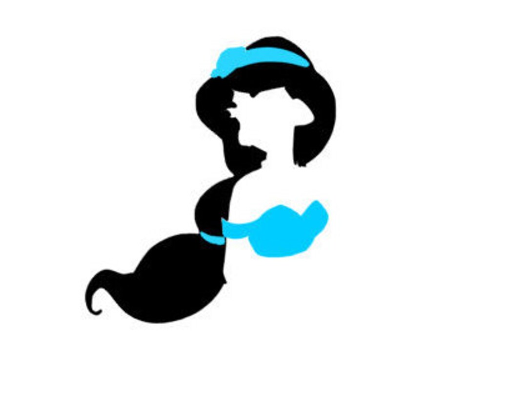 Princess Jasmine Disney Decal - Etsy