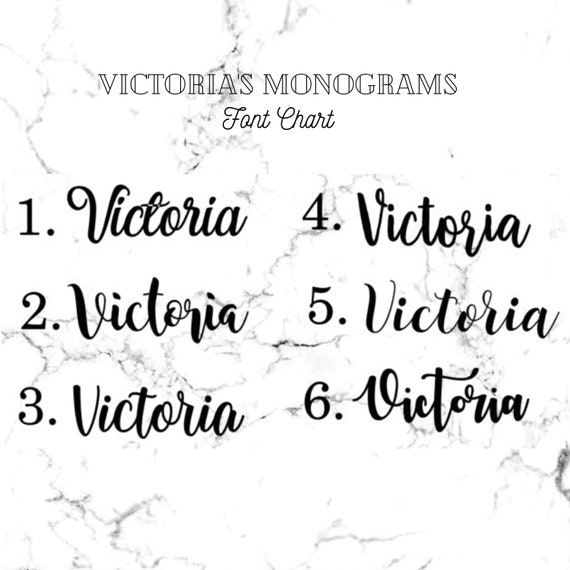 Victoria Name In Cursive