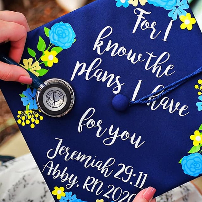 Graduation Cap Decal - Etsy