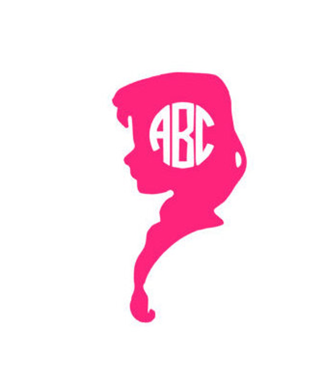 Ana Monogram Decal - Etsy