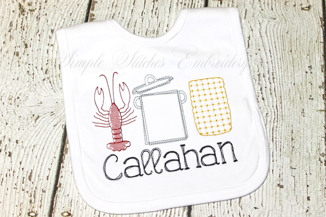 Seafood Boil Bib, Crawfish Boil Bib, Baby Bib - Etsy