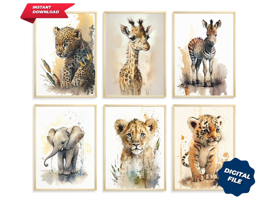 Safari Animal Prints - Etsy