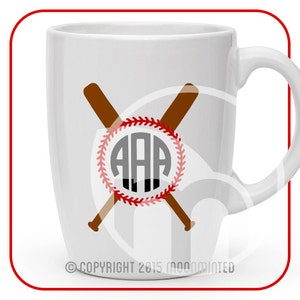 Baseball SVG Cut Files Monogram Frames for Vinyl Cutters - Etsy