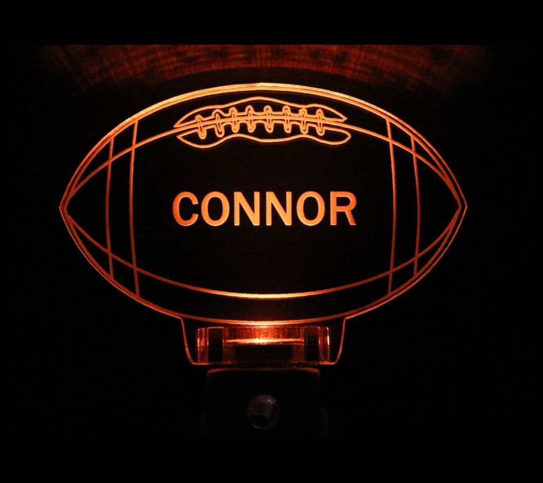 Football Night Light Personalized - Etsy