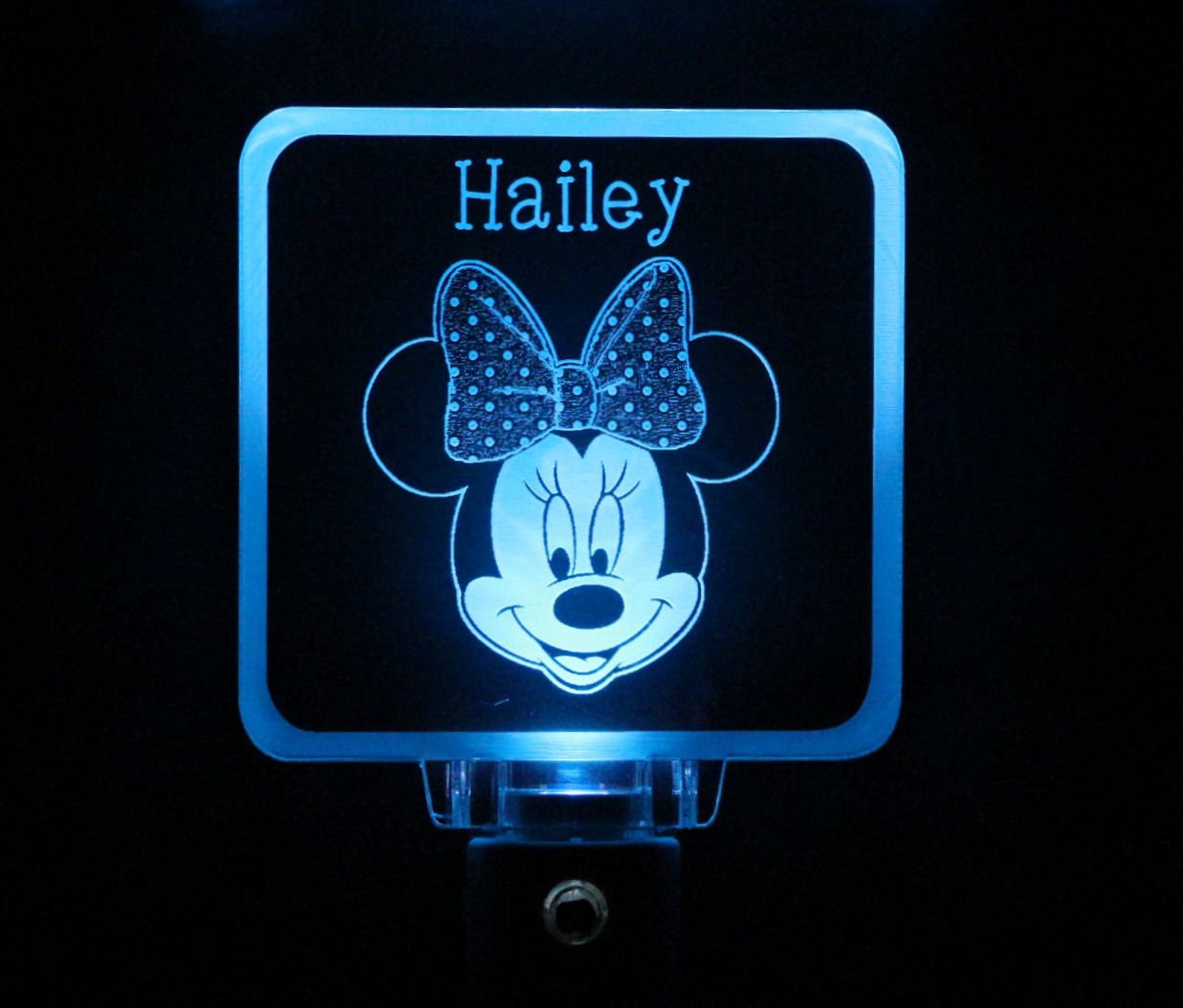 Minnie Mouse Girls Night Light Personalized | Etsy