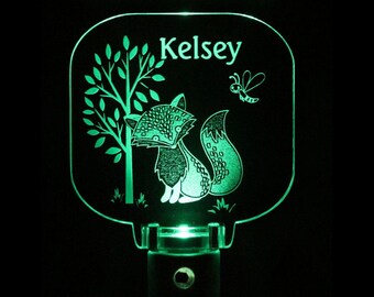 Night Light Fox - Etsy