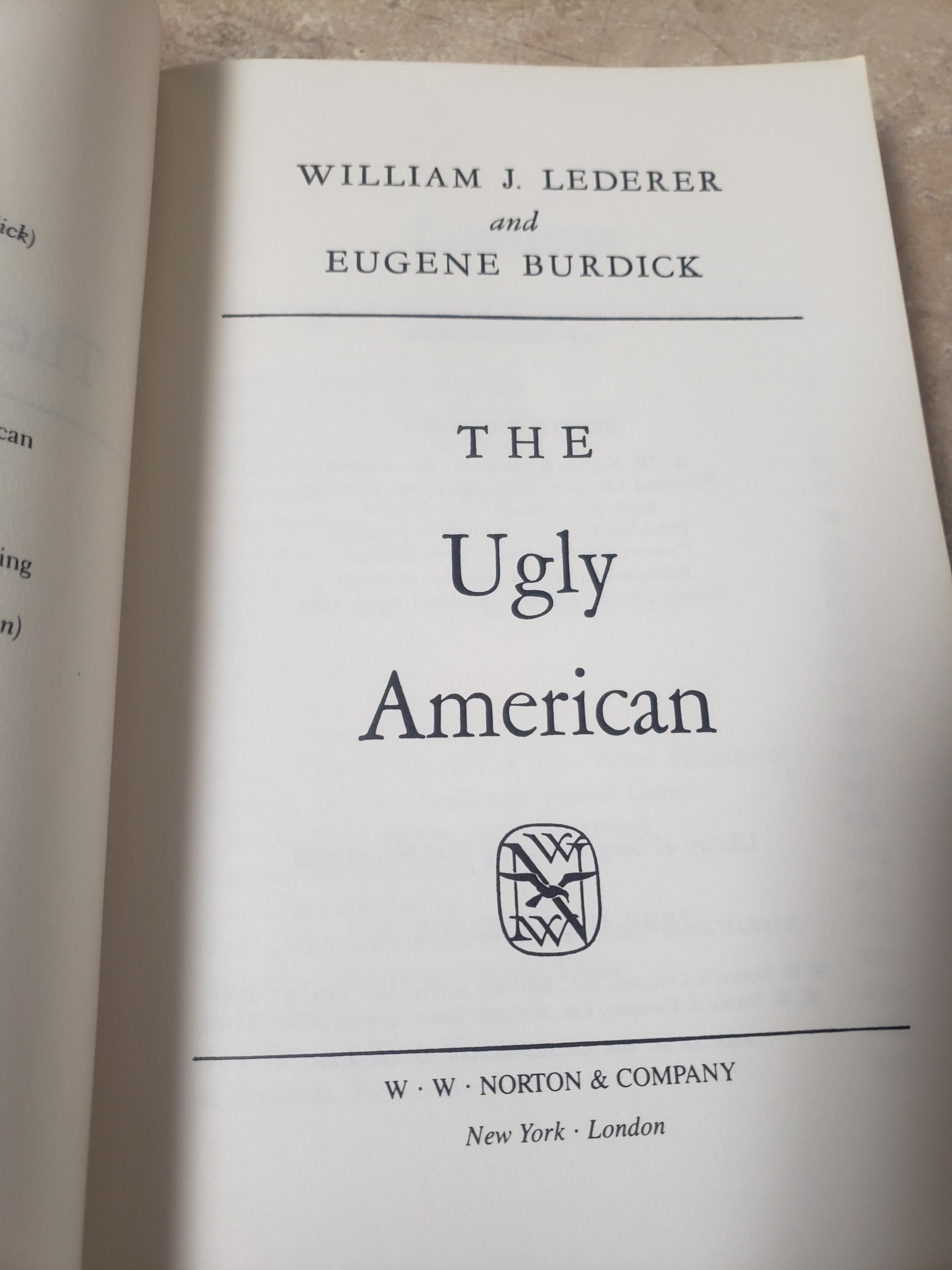 The Ugly American by William J Lederer. 1965 Unread Paperback. FREE ...