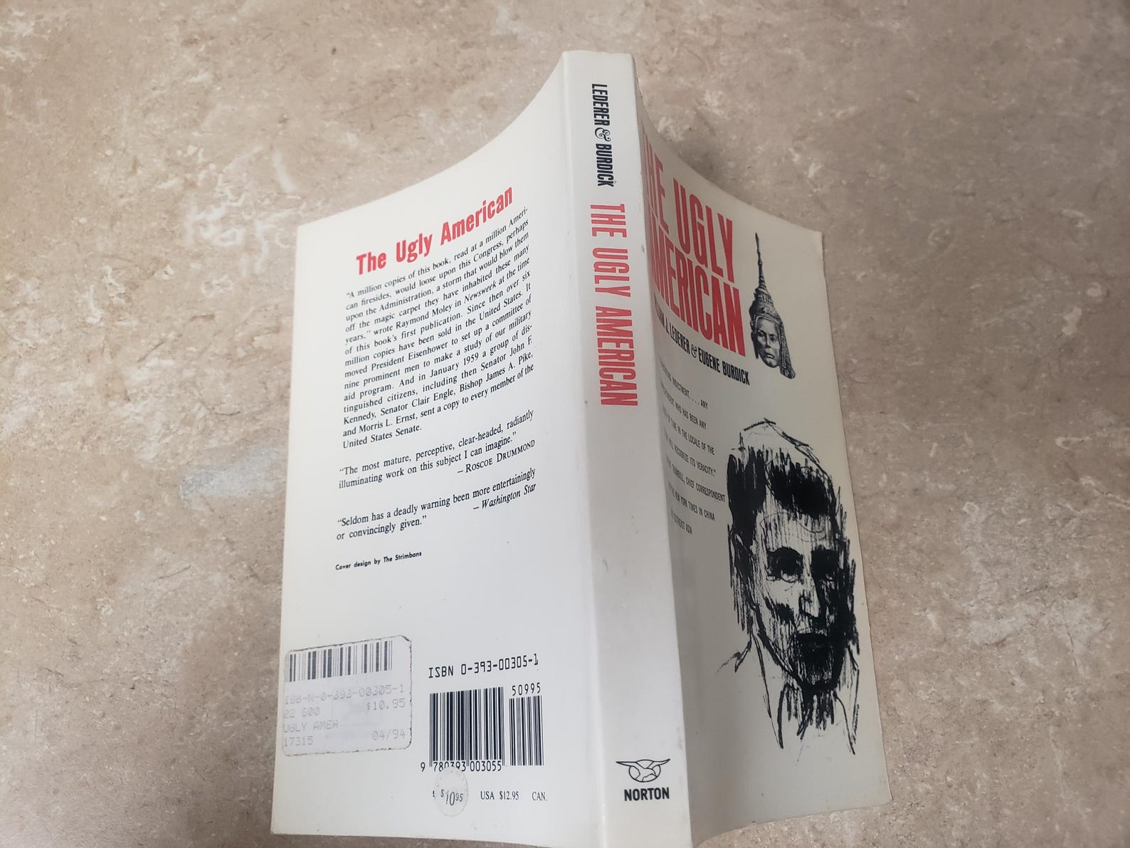 The Ugly American by William J Lederer. 1965 Unread Paperback. FREE ...