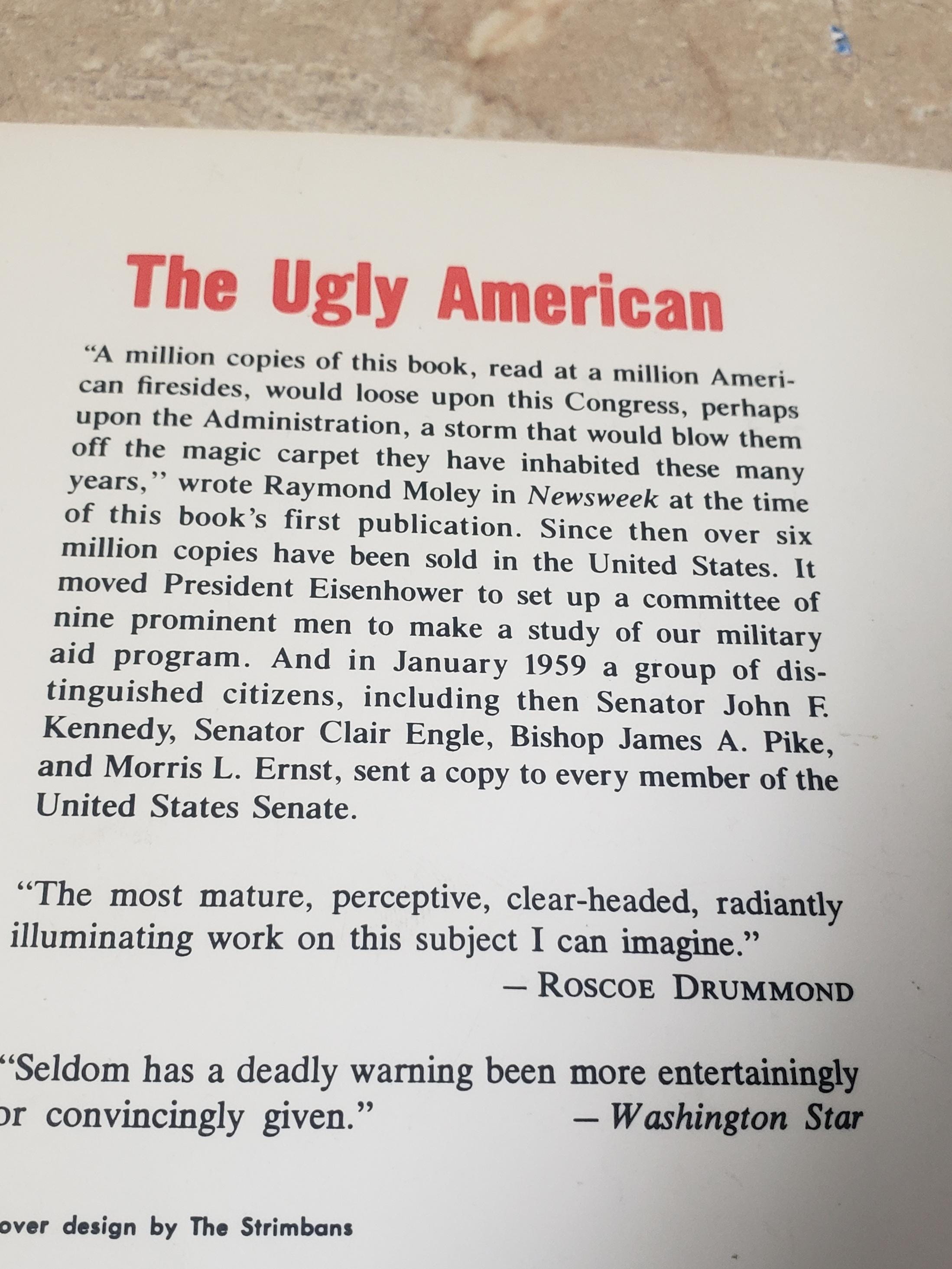 The Ugly American by William J Lederer. 1965 Unread Paperback. FREE ...