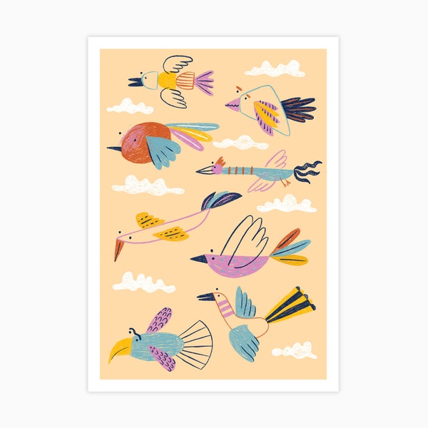 Bird Migration Poster - Etsy