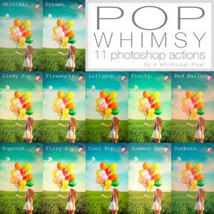 Color Pop Photoshop Actions Instant Download Brightening | Etsy