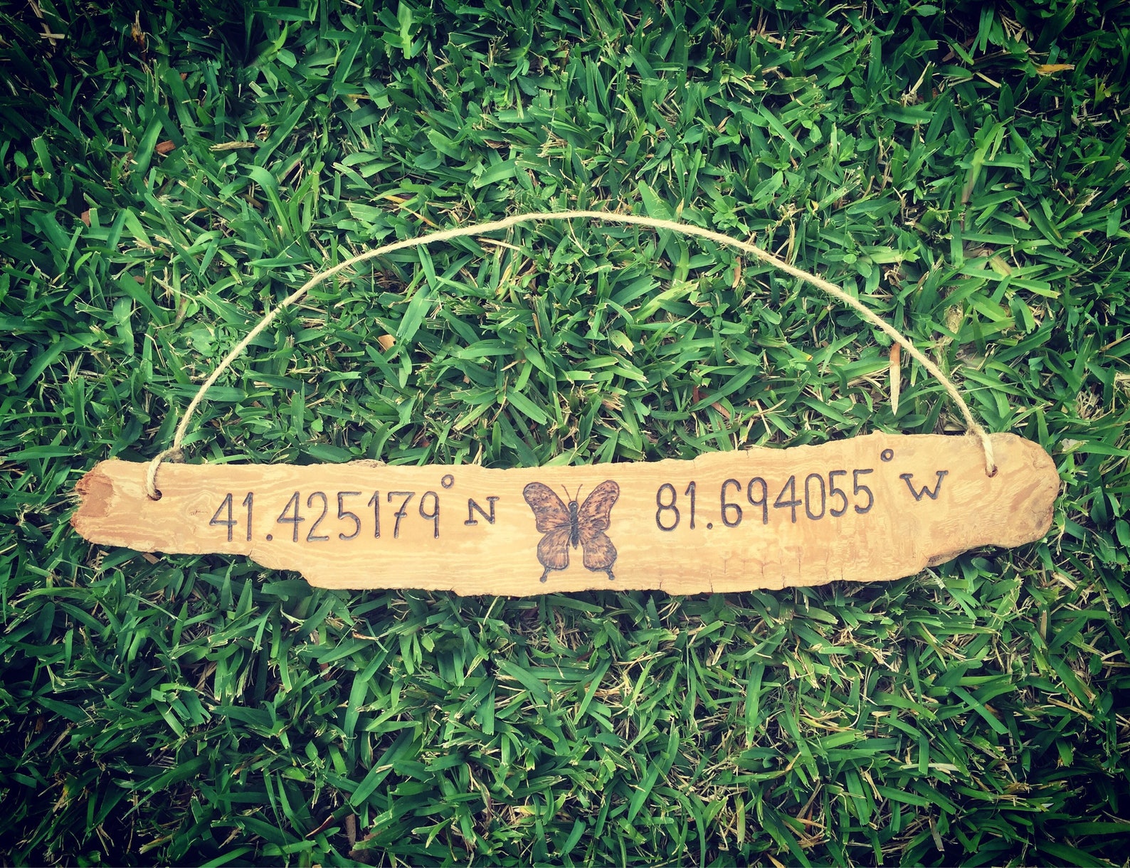 Butterfly Sign Custom Wood Sign butterfly engraving with | Etsy