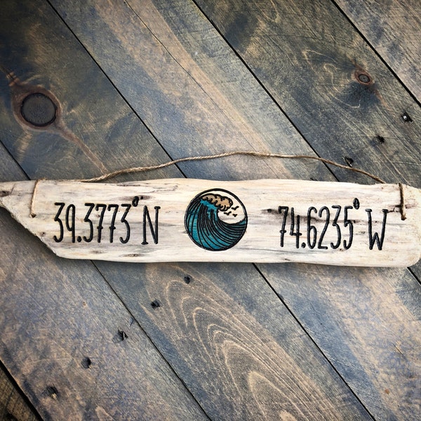 Driftwood Signs Coordinates - Etsy