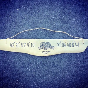 Knot Heart Sign Custom Wood Sign, Tie the Knot, Anniversary Gift ...