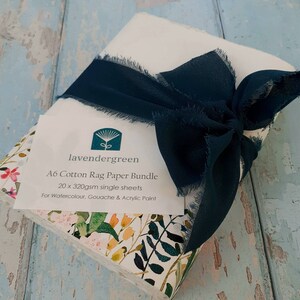 Artists Cotton Rag Paper Bundle | A5 / A6 / A7 | Watercolour Paper ...