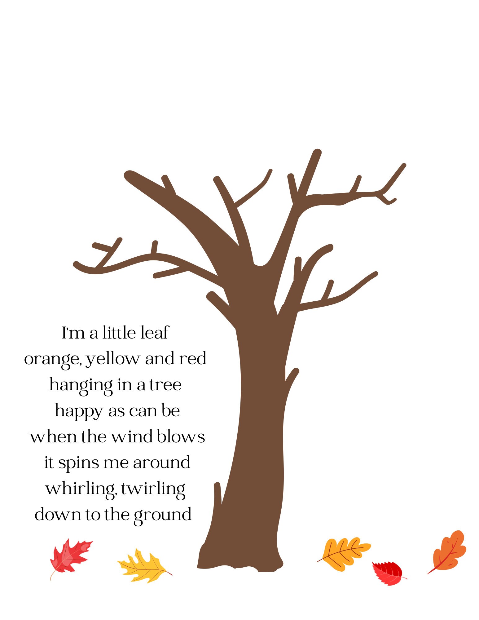 Preschool Fall Hand Print Craft - Etsy