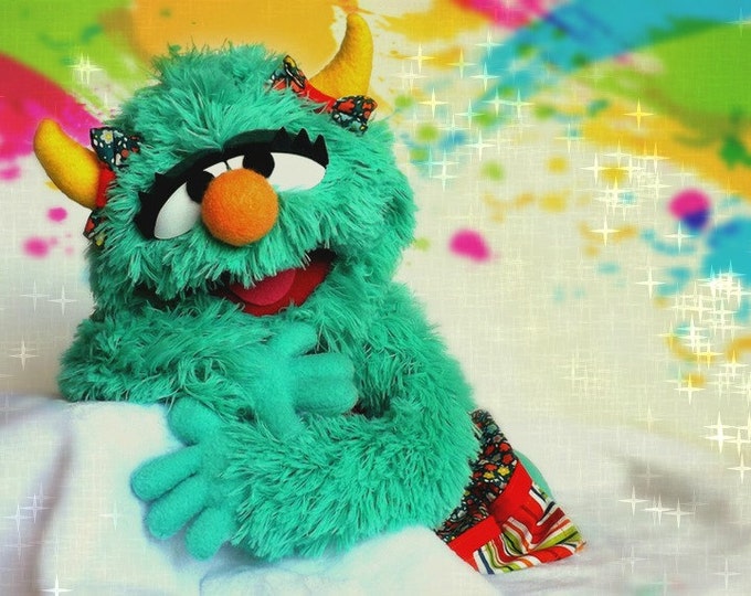 Professional Puppet Girl Monster - Daisy - Mini Monsters - Handmade ...