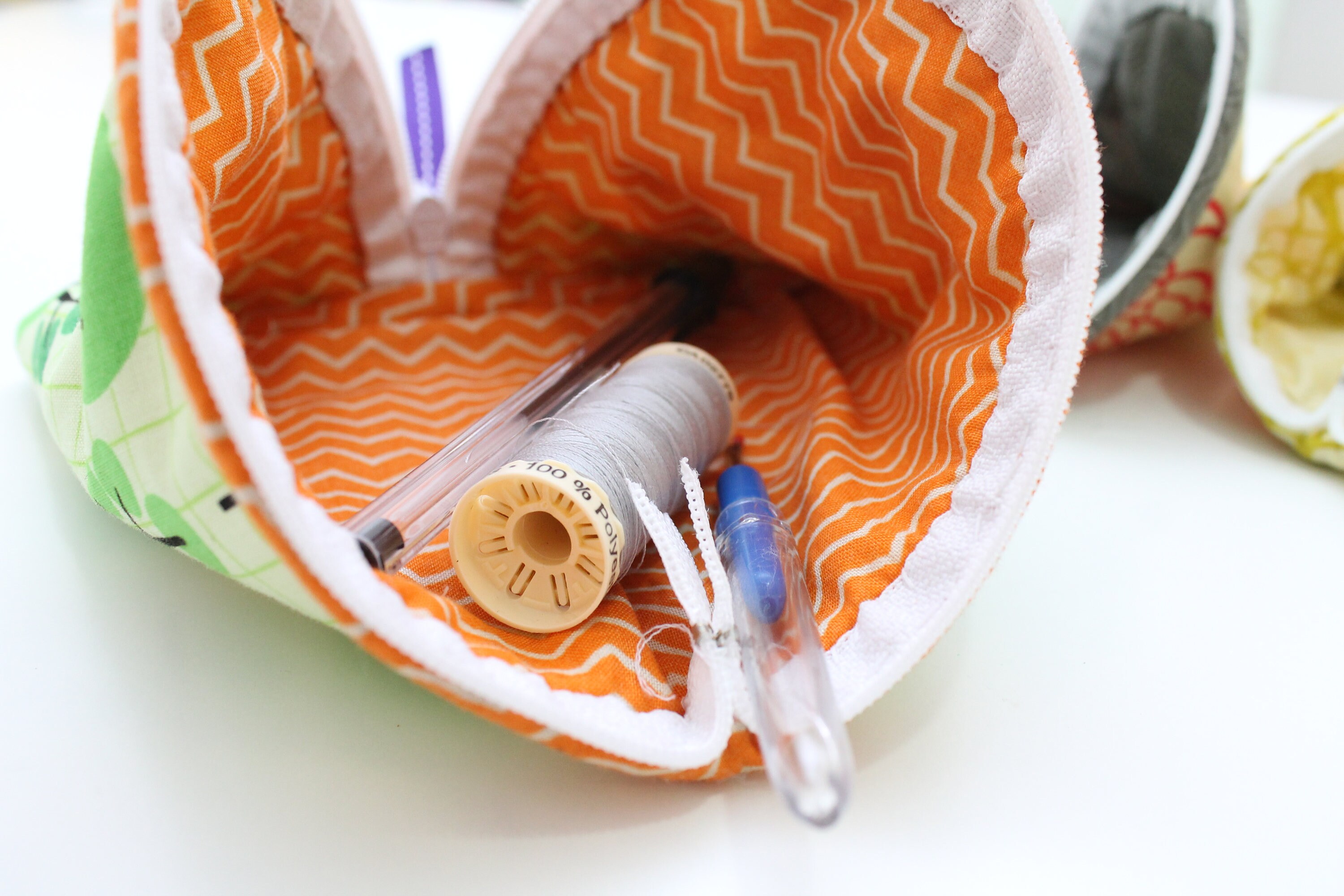 Triangle Coin Purse Sewing Pattern, Nesting Wrap Zipper in Four Sizes ...