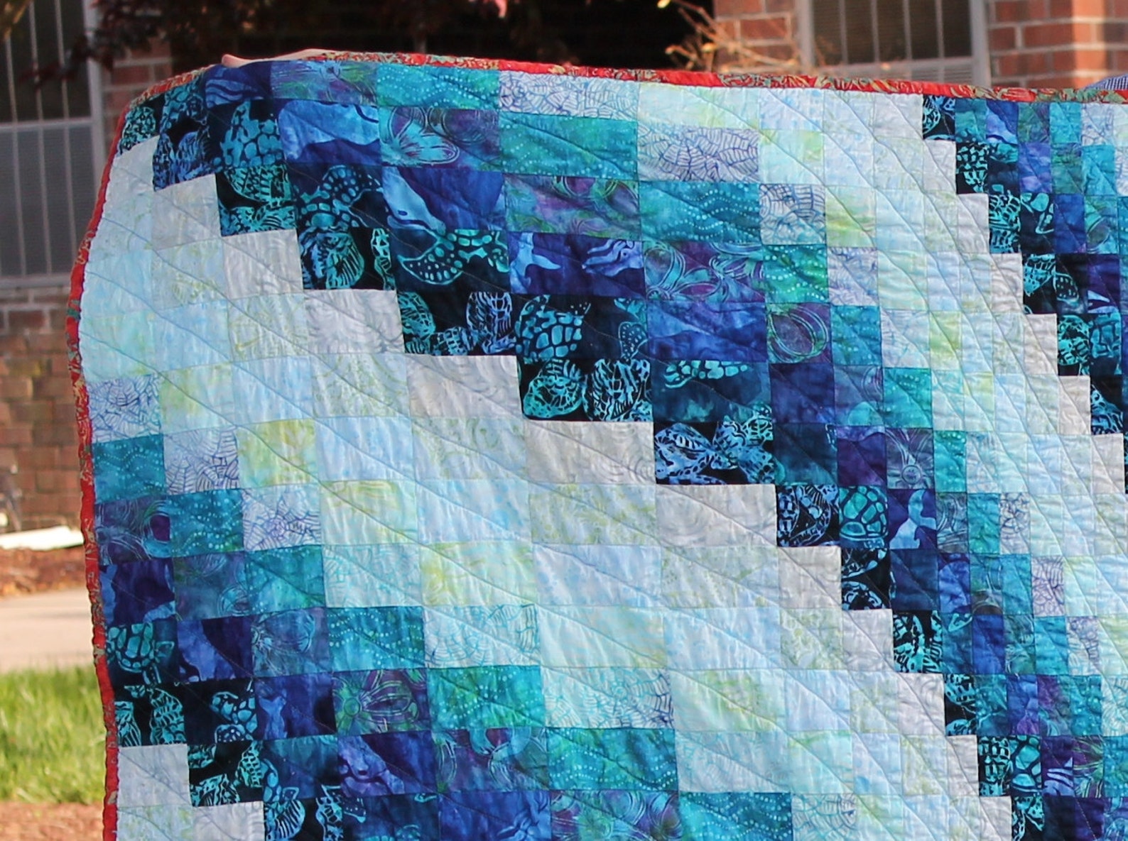 Bargello Quilt Pattern Ocean Waves, Lap, Full, Queen and King Sizes ...