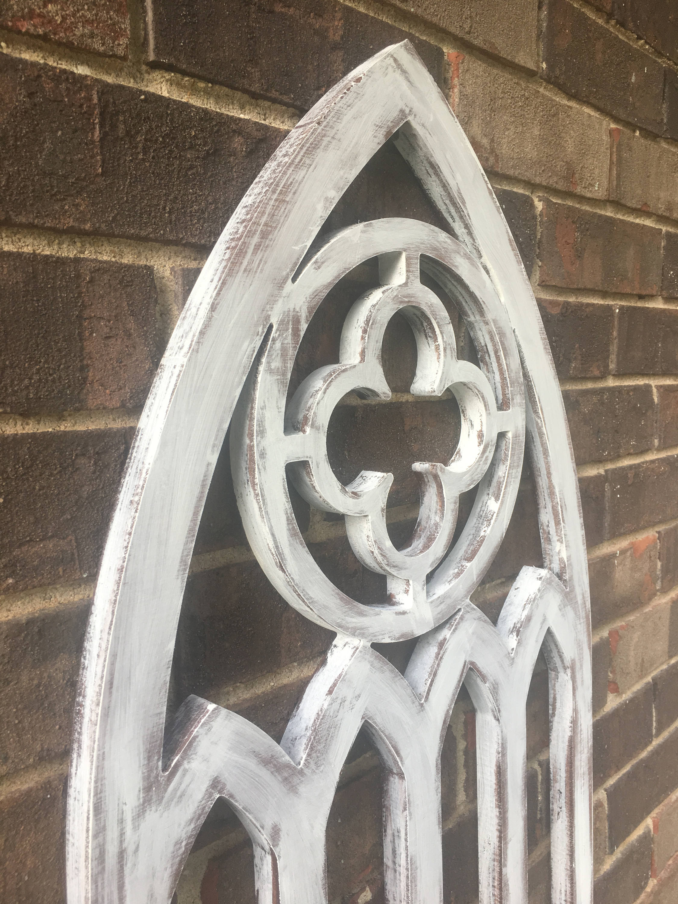 Farmhouse Arched Frame With Quatrefoil - Etsy