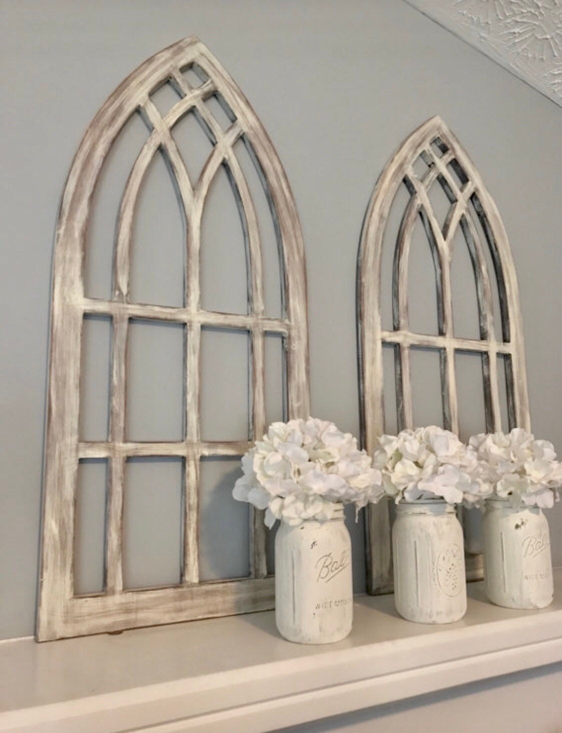 Arched Window Frames Set of Three - Etsy