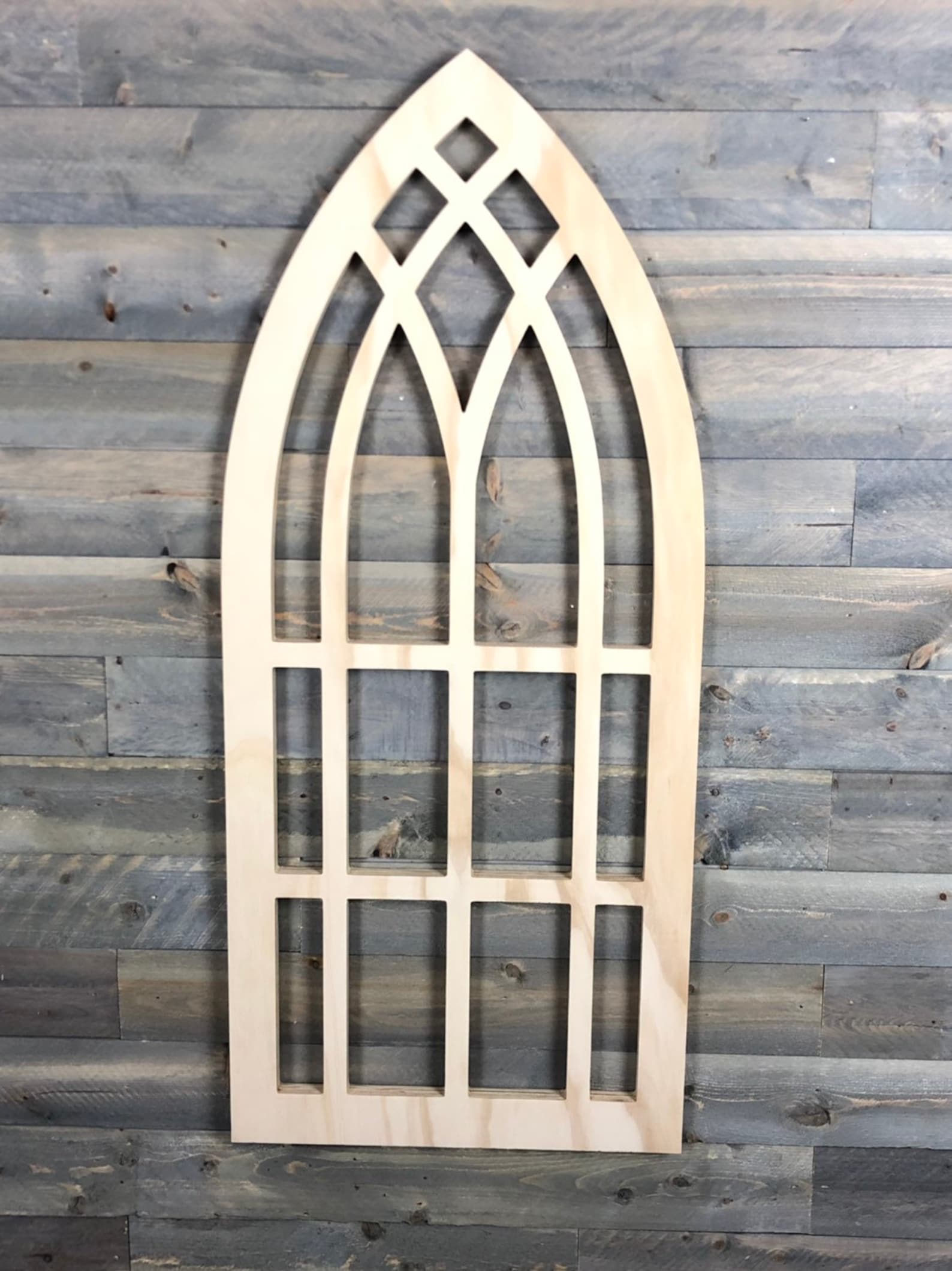 Arched Window Frame Unfinished - Etsy