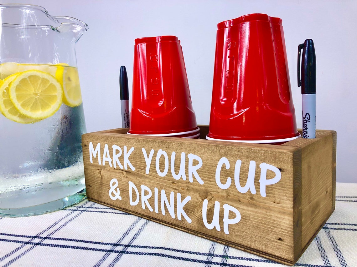 Red Solo Cup Holder-two Stack Solo Cup Holder-make Your Cup-cup Holder ...