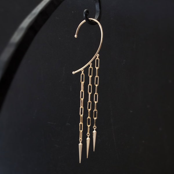 Spike Ear Cuff - Etsy