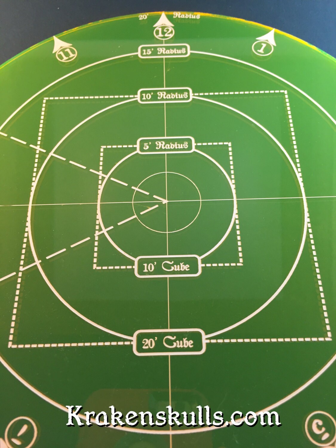 Spell Template For 5th Edition D&D Pathfinder and other | Etsy