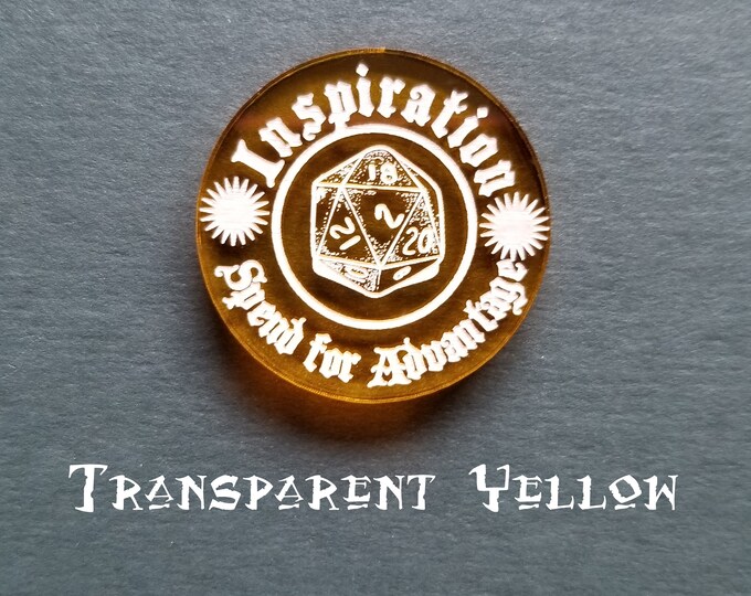 D&D 5th Edition Inspiration Token - Etsy