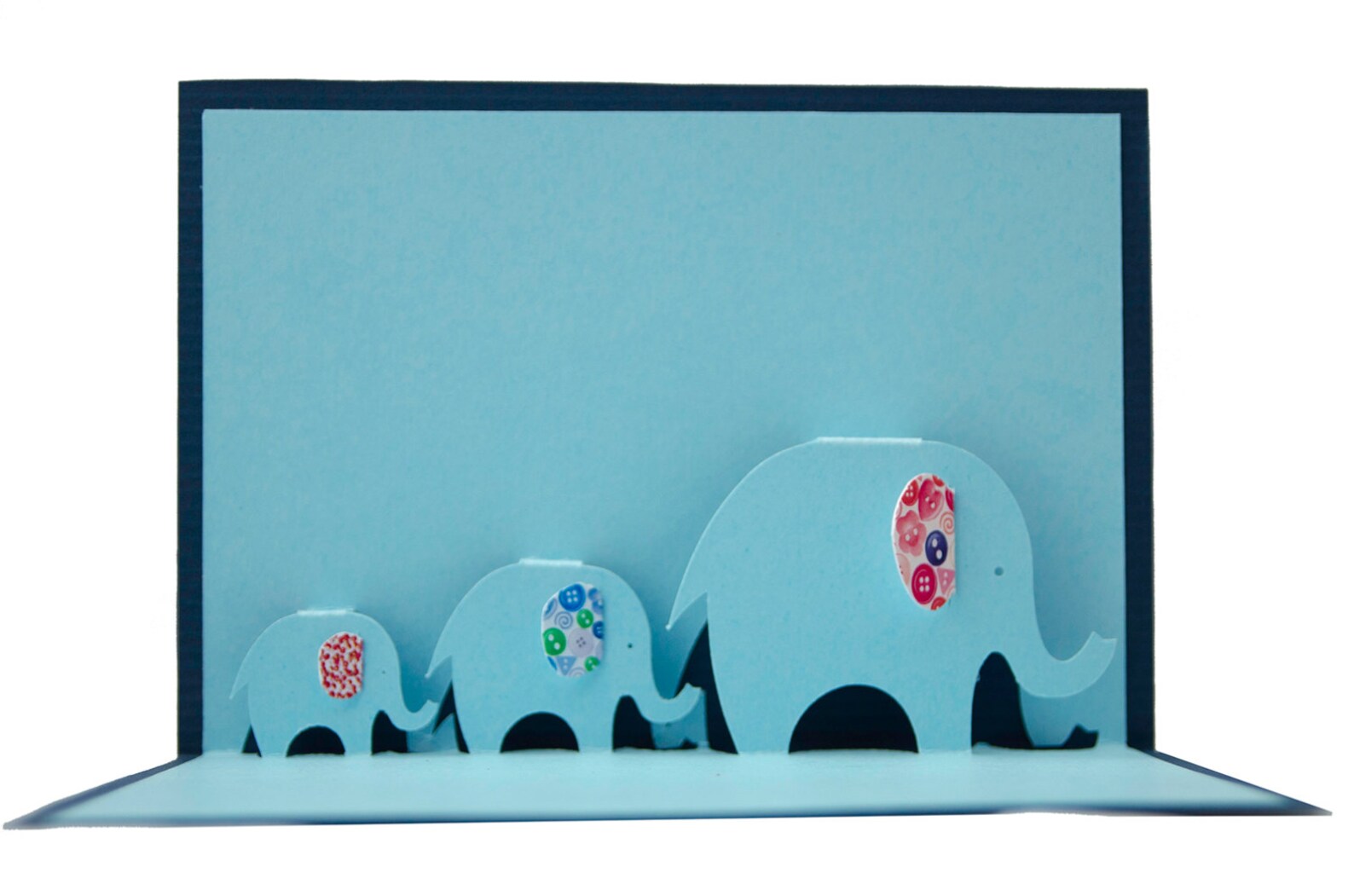 Templates PDF & SVG for Elephant Lovers Family 3D Pop up Card [NOT for ...