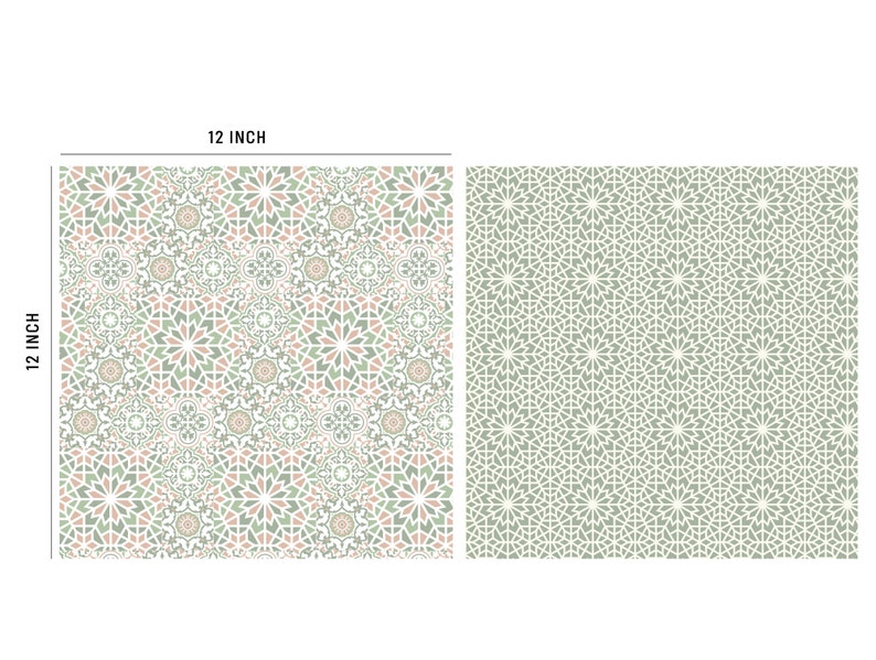 Moroccan Digital Paper, Moroccan Tile Pattern, Arabesque Pattern ...