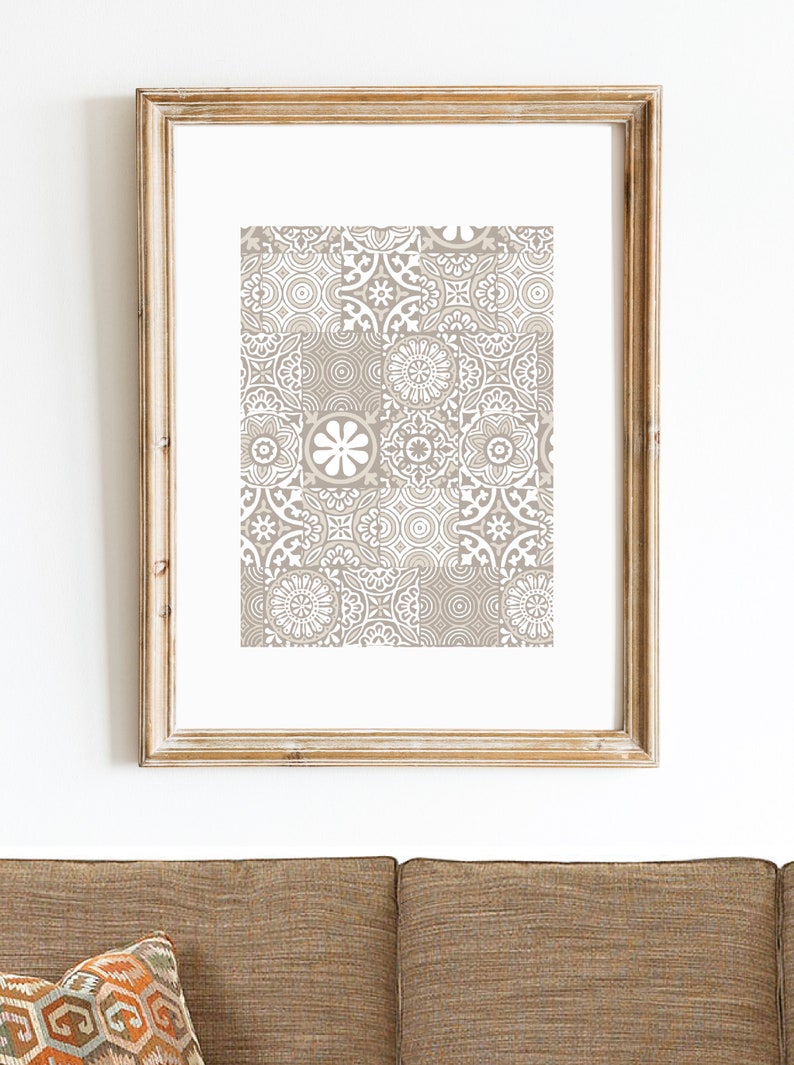 Moroccan Digital Paper, Moroccan Tile Pattern, Arabic Pattern, Islamic ...