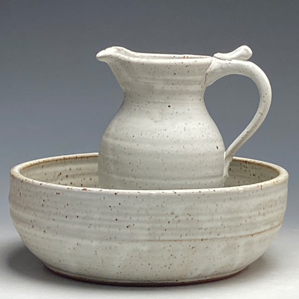 Baptism Pitcher and Basin - Etsy