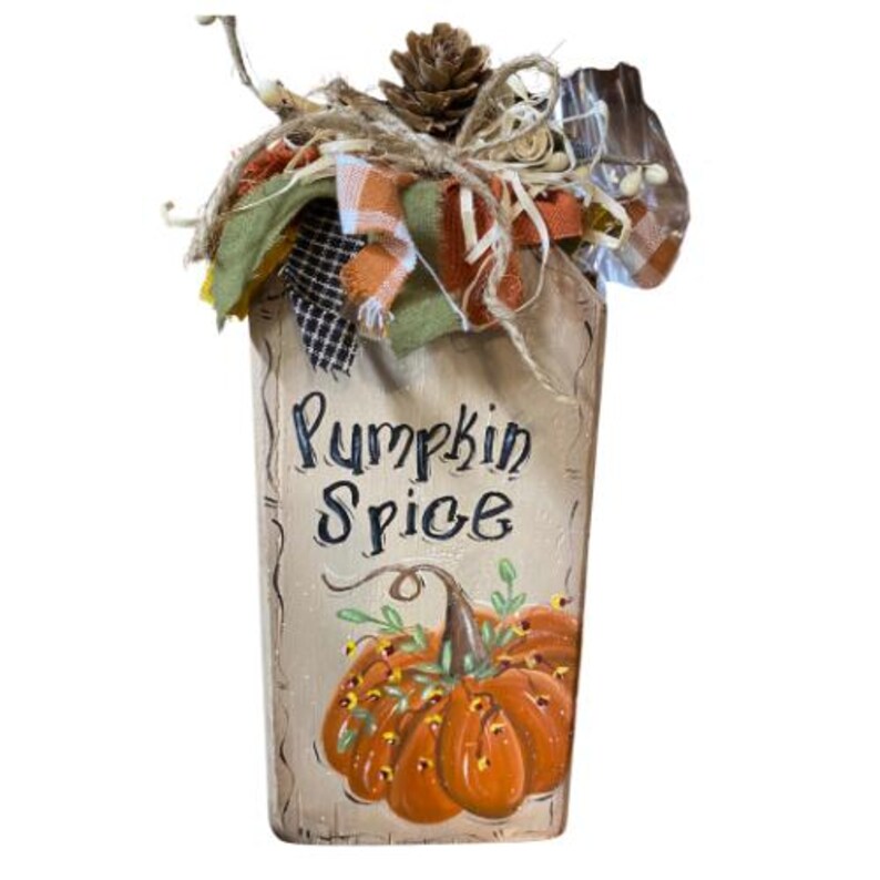 Chunky Wood Fall Hand-painted Sign Rustic Autumn Decor Cozy Fall Home ...