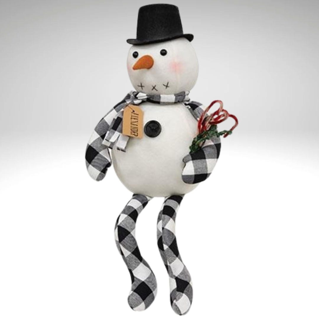 Alexander Snowman Plush Doll – Festive Winter Decoration - Etsy