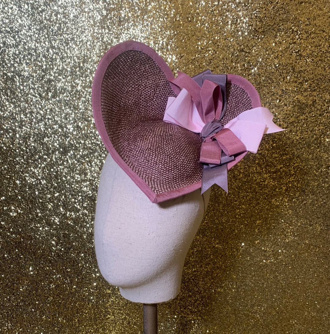 Vintage 40's Inspired Straw 'sweet Heart' Tilt Hat - in Stock - Etsy