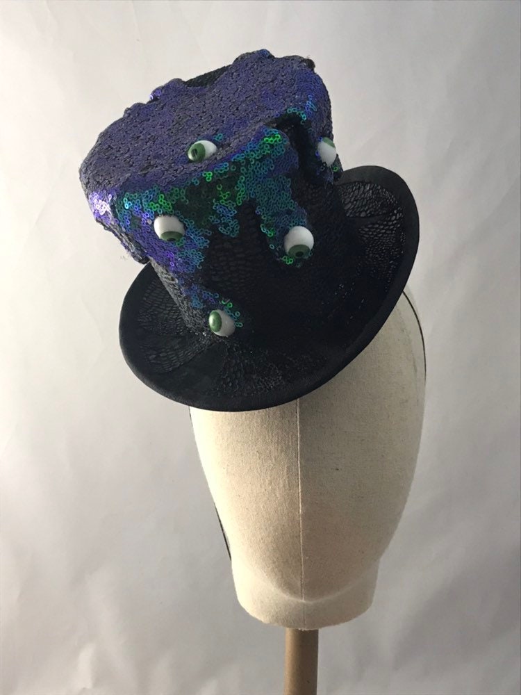 One off 3/4 Goooey Eyeball Top Hat - Etsy