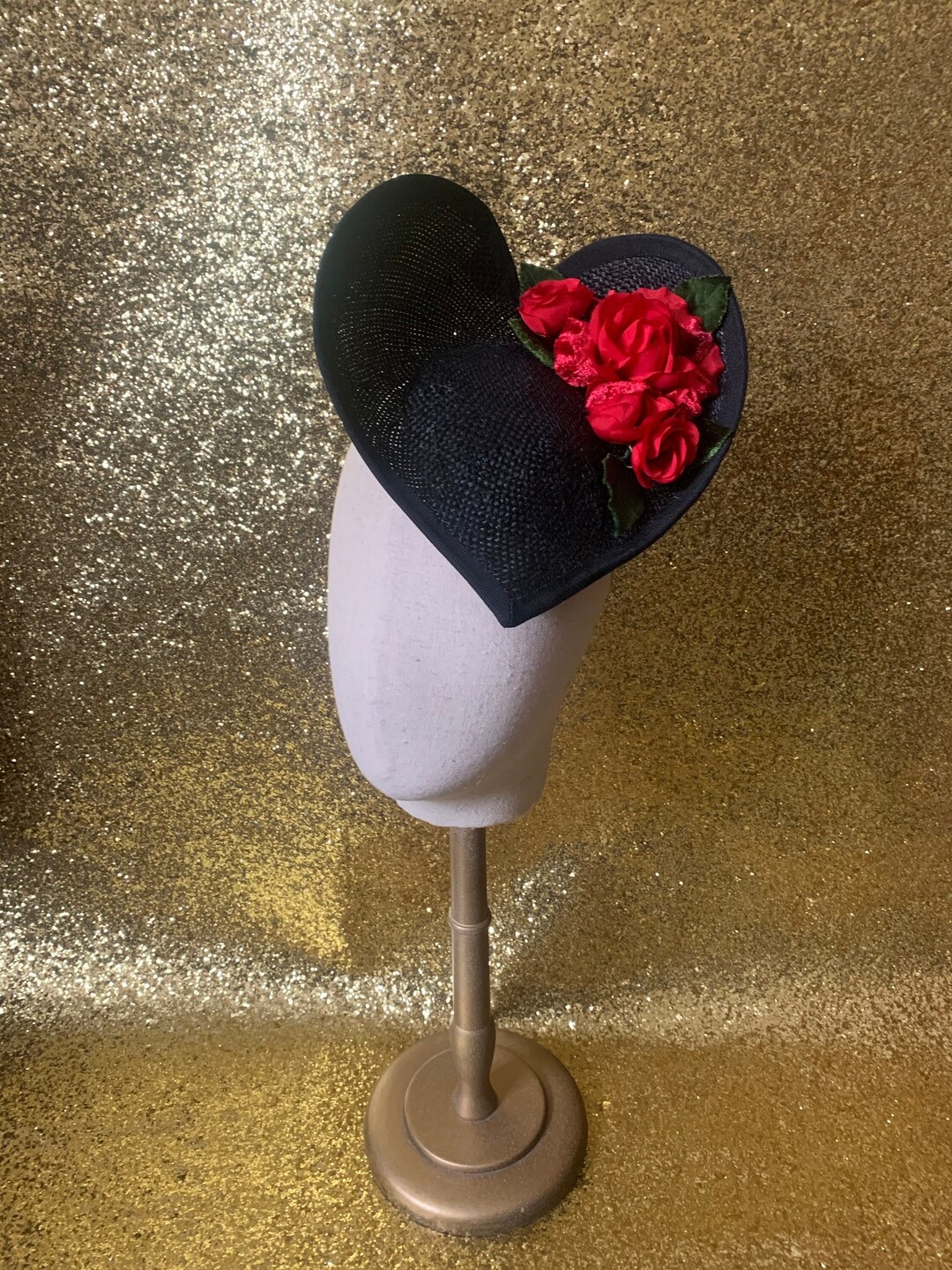 Vintage 1940's Inspired Straw 'sweet Heart' Tilt Hat - in Stock - Etsy