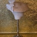 Vintage 1950s Inspired Plateau Style Straw Sun Hat With Silk Bow - Made ...