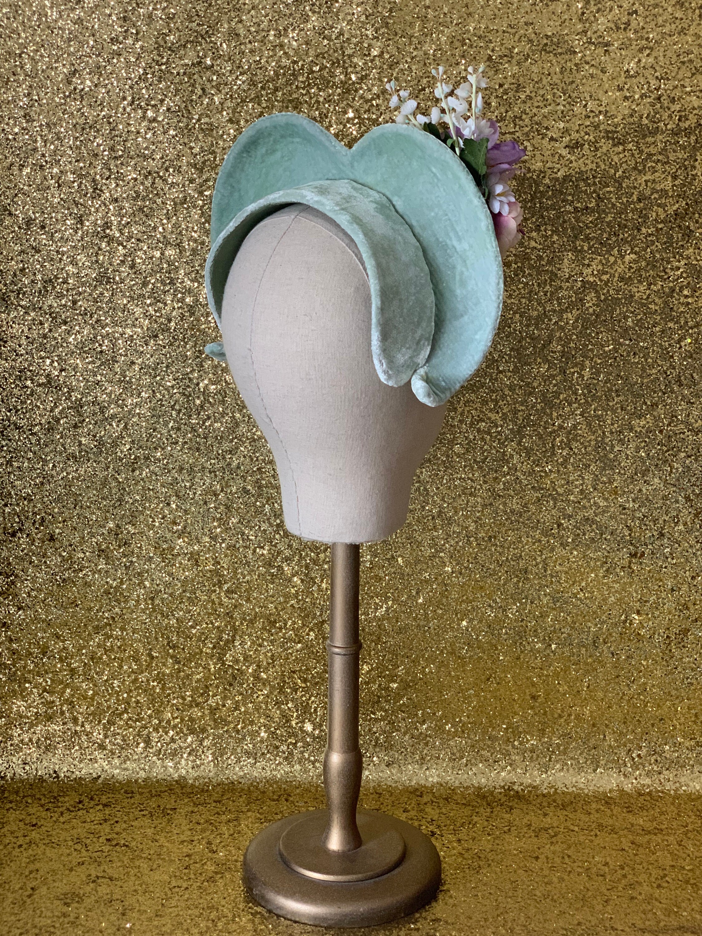 Vintage 1940s Inspired Sweetheart Halo One of a Kind Headpiece in Stock ...