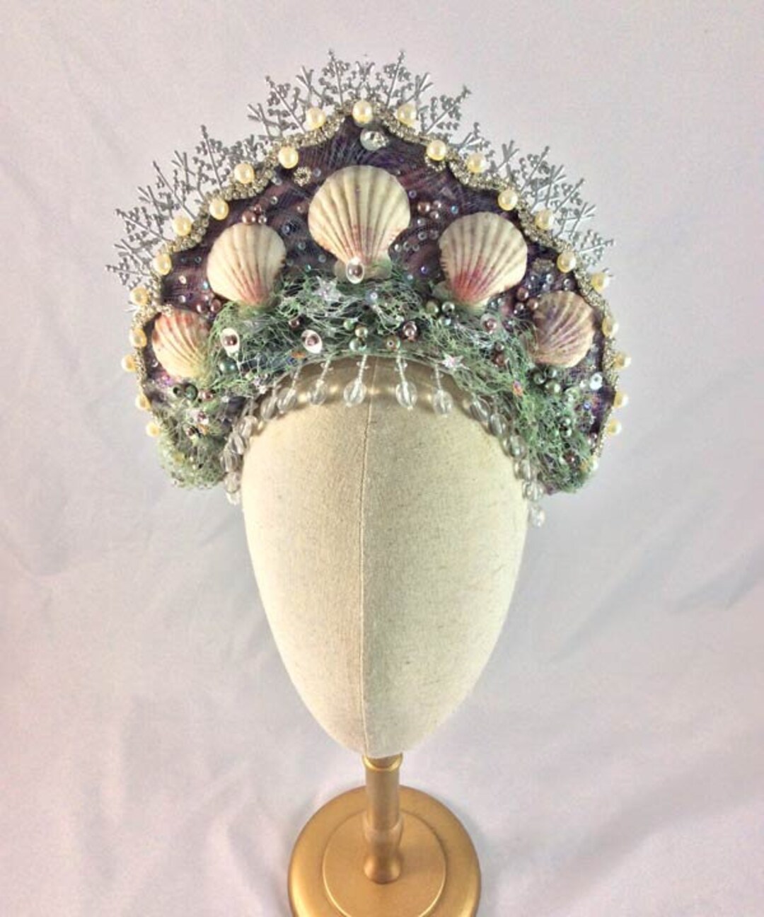 Headdress - Mermaid Tiara, Complete One Off! - Etsy