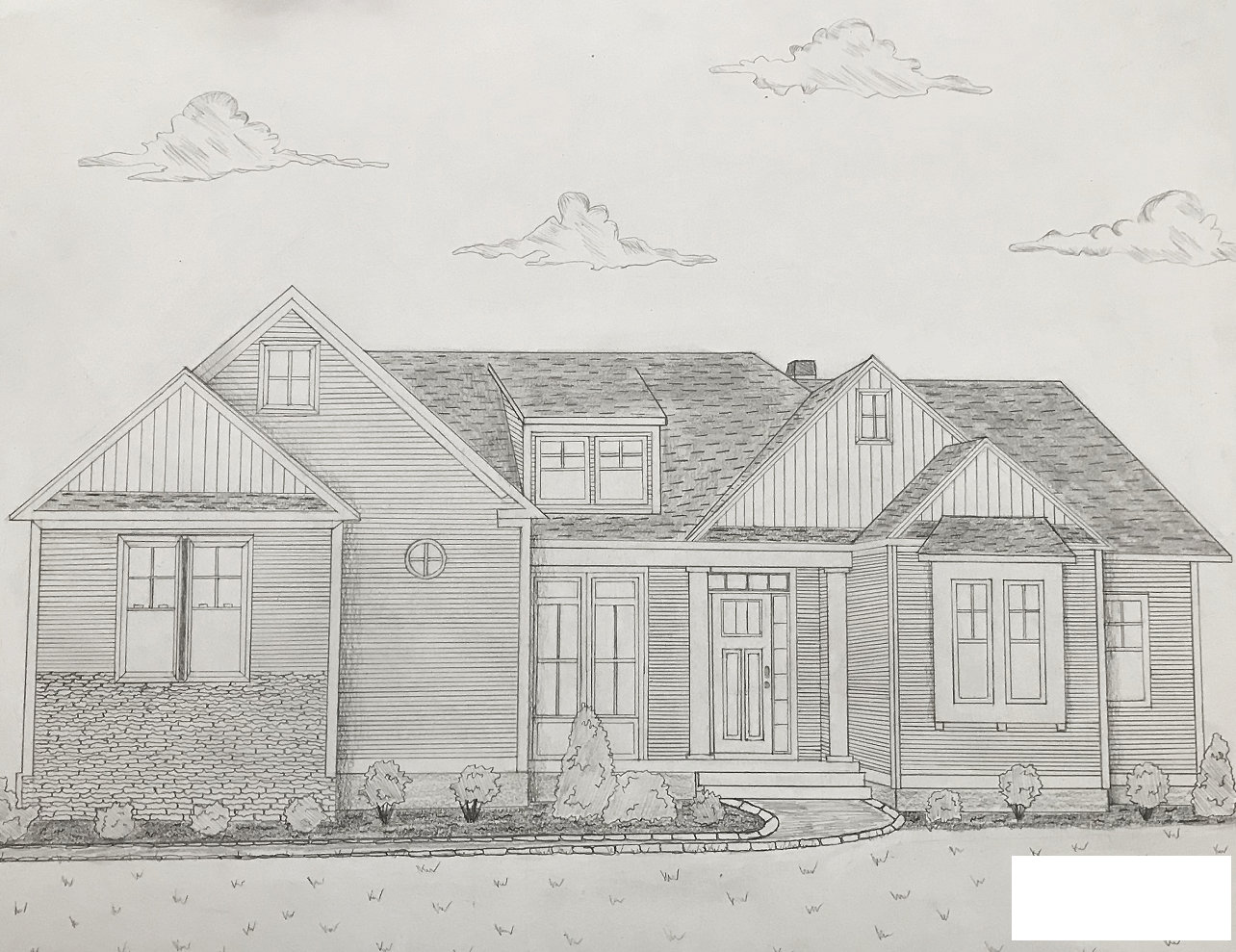 Custom House Drawing | Architectural Drawing - Etsy