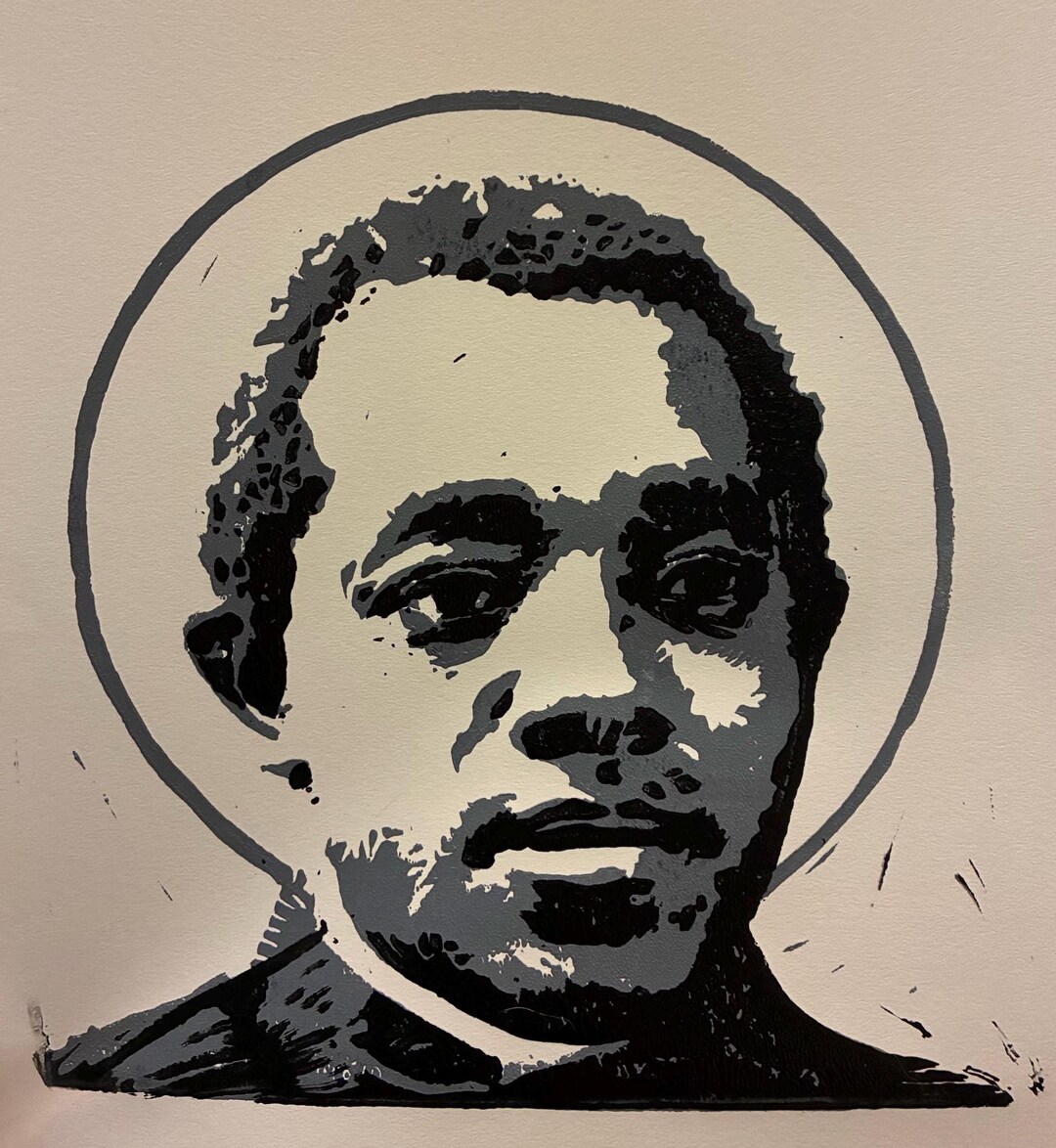 Venerable Augustus Tolton Lino Cut - Etsy