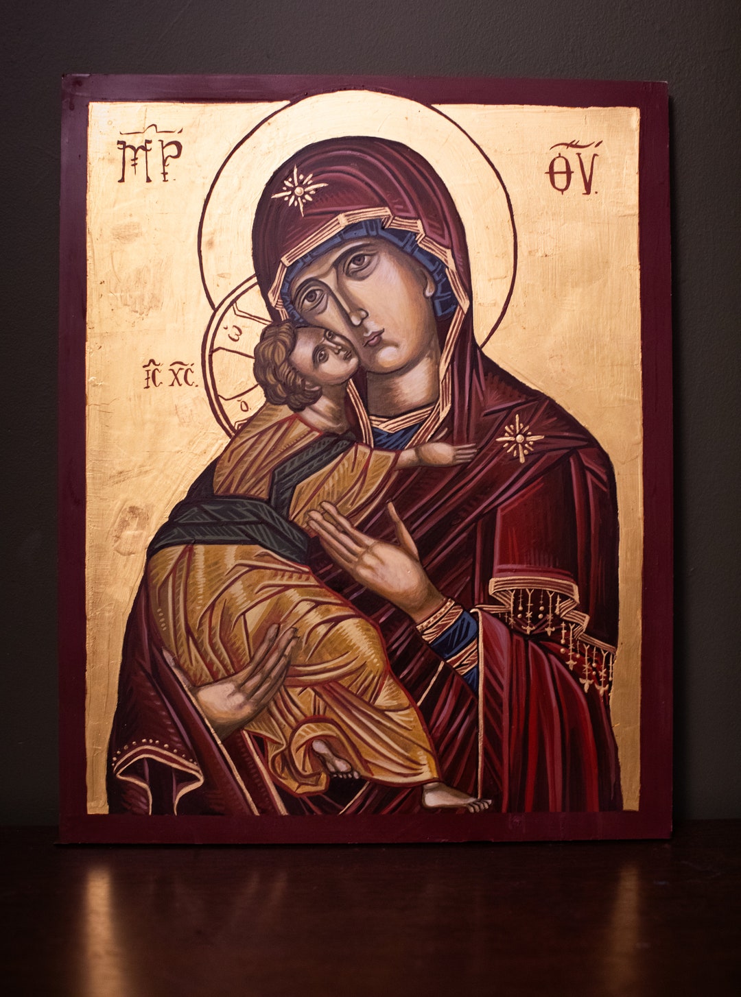 Madonna And Child Byzantine Icon Etsy