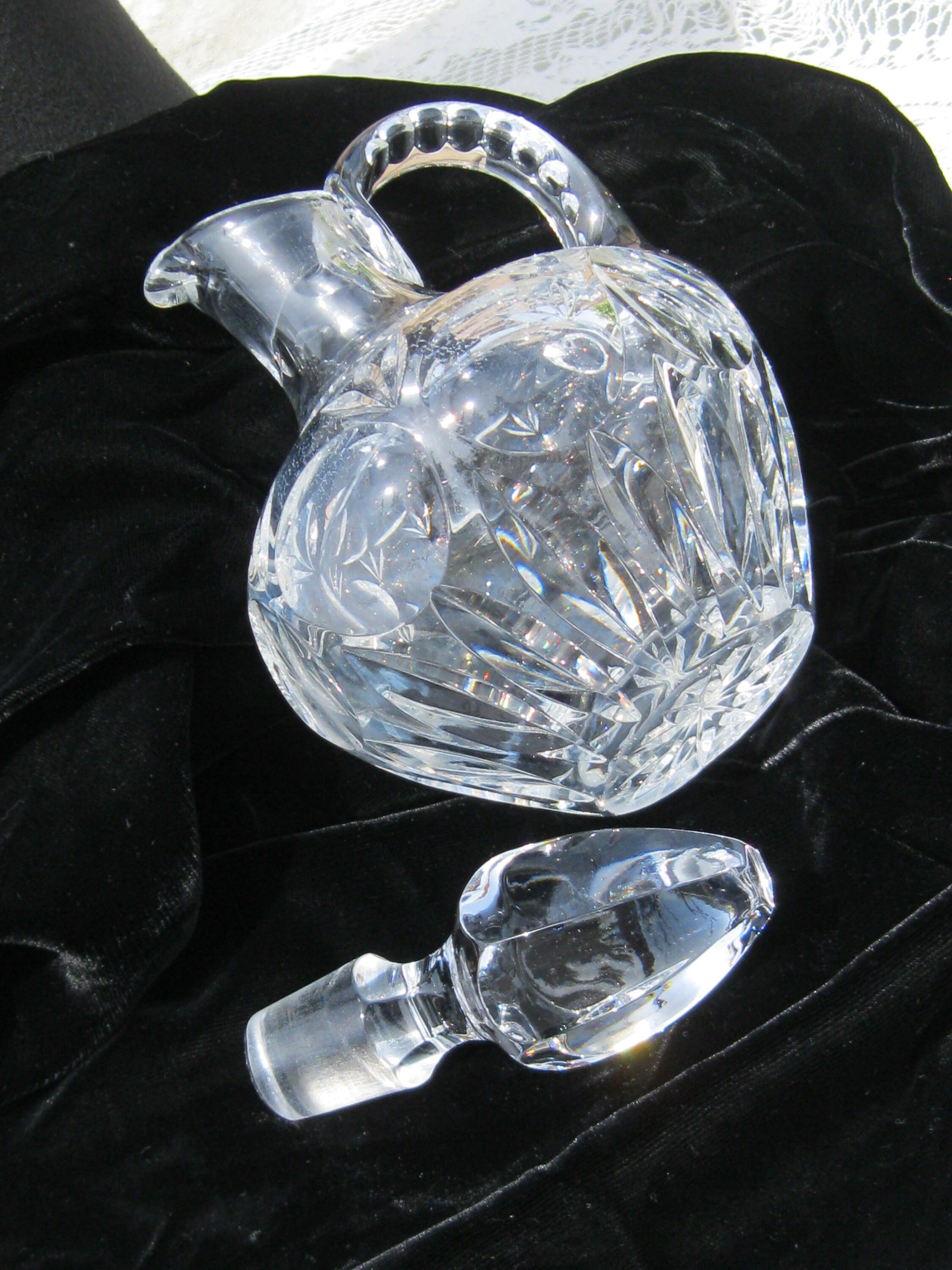 Captain's Crystal Decanter With Stopper, Pasco Germany Decanter - Etsy