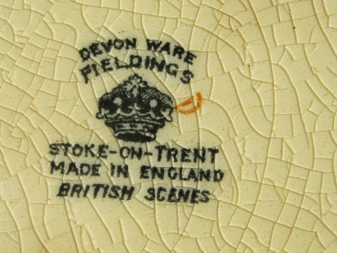 Devon Ware Fieldings Stoke on Trent Made in England | Etsy